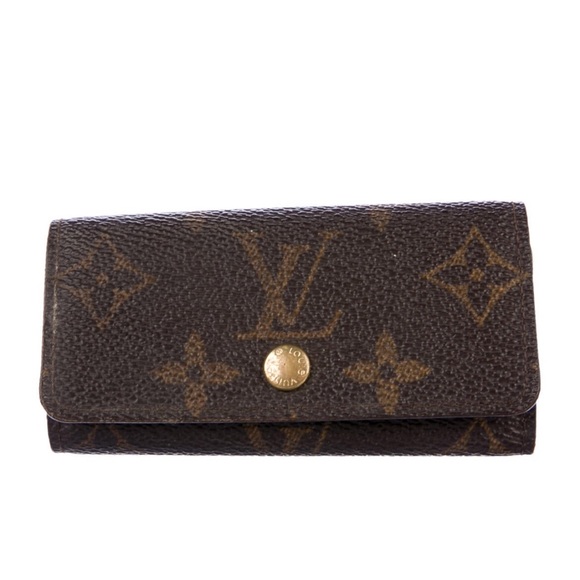 Louis Vuitton | Accessories | Louie Vuitton Monogram 4 Key Holder ...